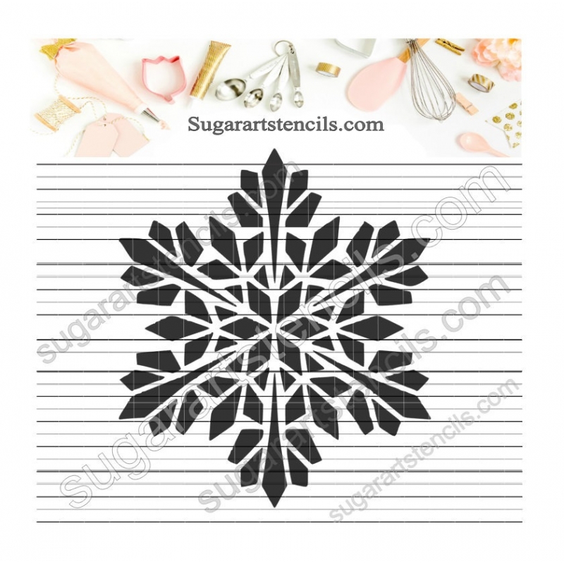 Snowflake stencil NB600102