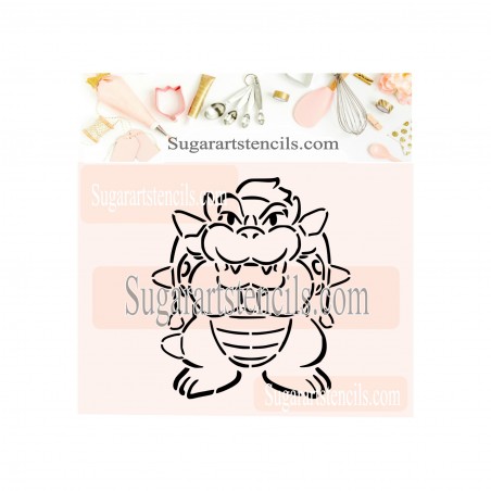 Super Mario Bros character PYO cookie stencil PQ513