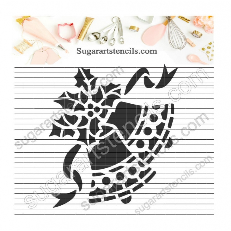 Christmas bells Stencil NB2100 Christmas Holiday