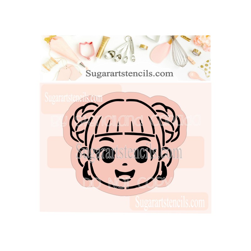 KPop Demon hunters character Paint Your Own PYO cookie stencil VL091