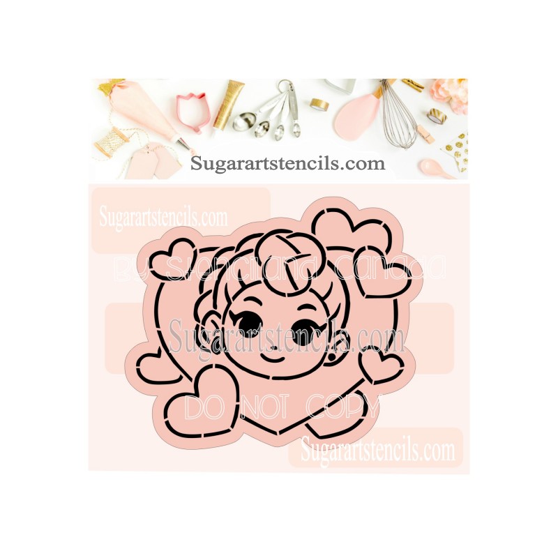 Valentine KPop Demon hunters character Paint Your Own PYO cookie ...