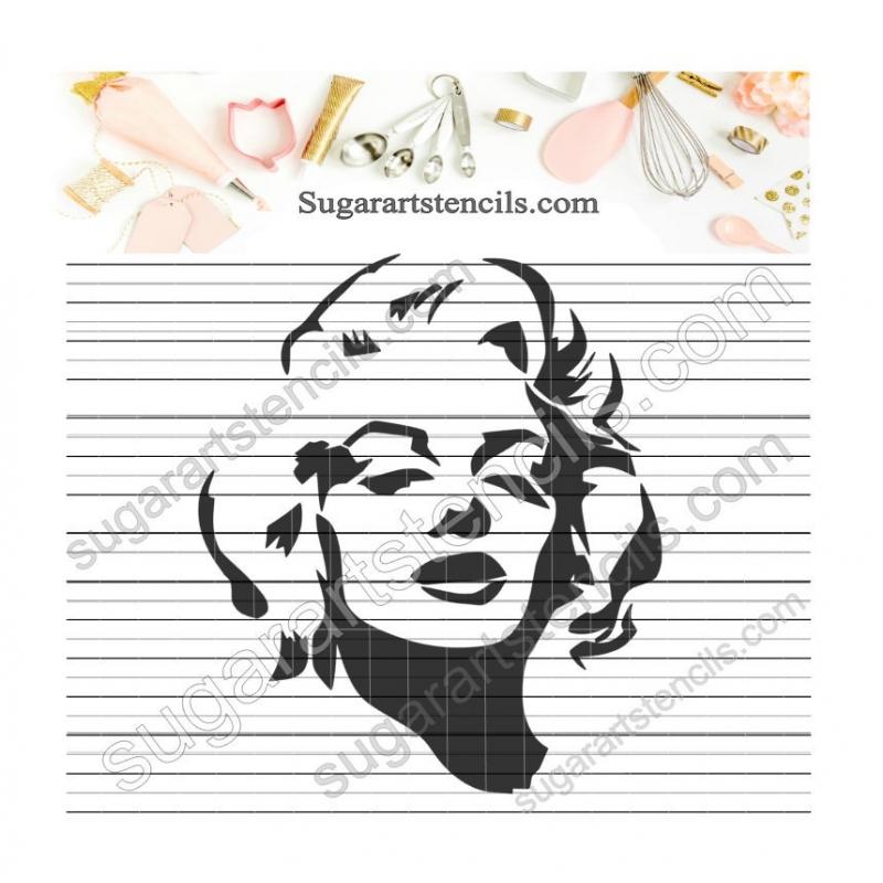 Marilyn Monroe Stencil