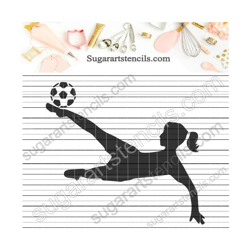 Girl Soccer Goalie Silhouette