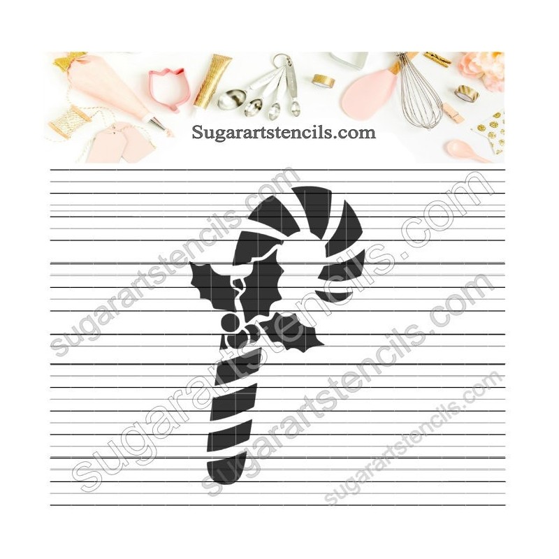 Candy Cane Stencils